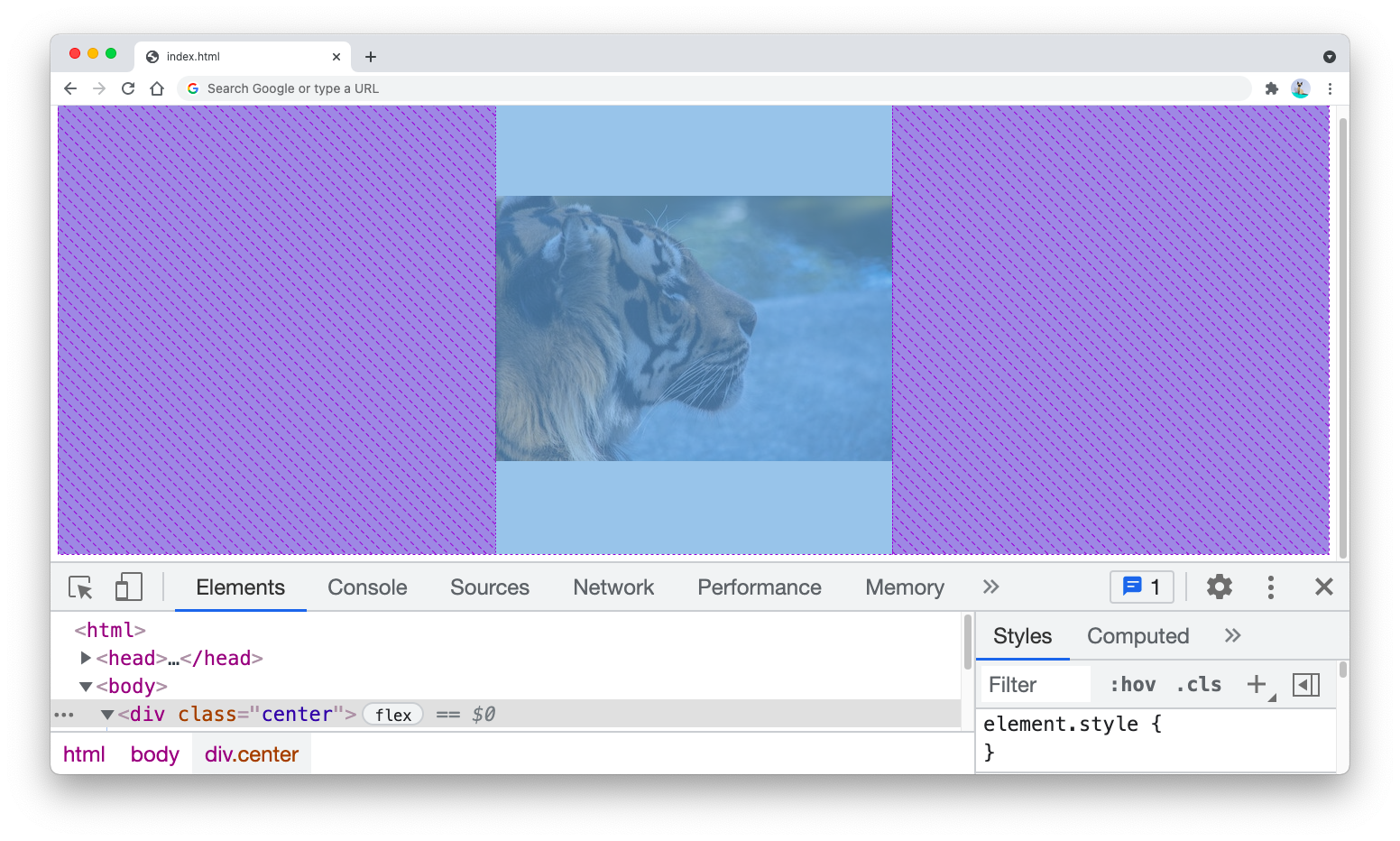 Using CSS To Center Image Inside A Div Tag Sebhastian