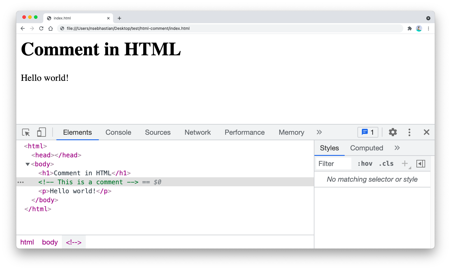 How To Write Comments Inside HTML Documents Sebhastian