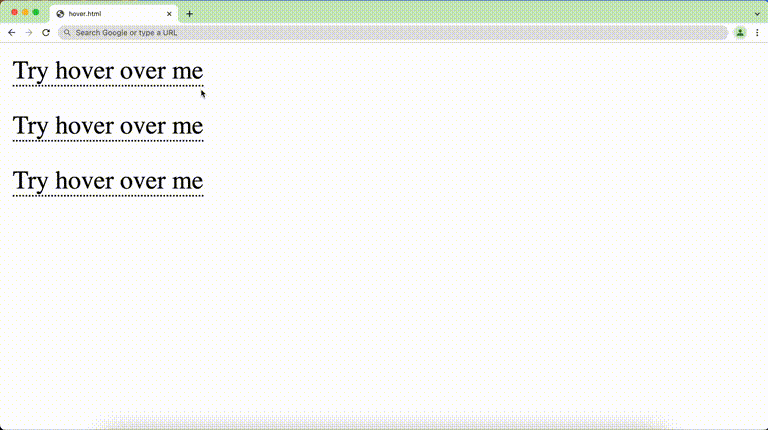  How To Create Hover Text Using HTML And CSS Sebhastian