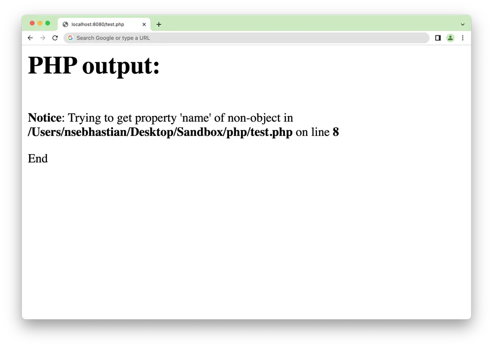Solve PHP Trying To Get Property Of Non object Notice Sebhastian